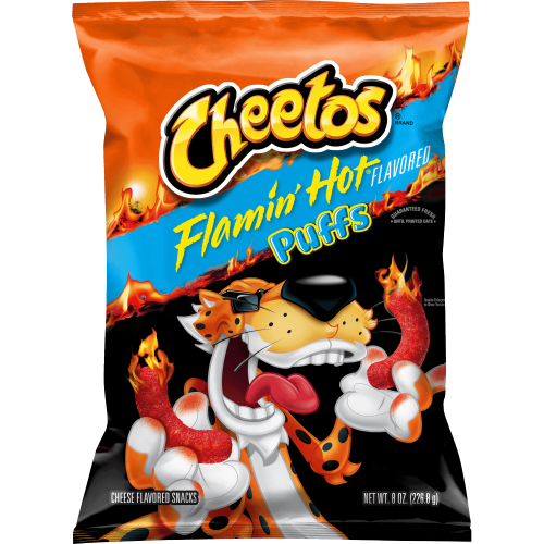 Cheetos® Puffs Flamin Hot® Cheese Flavored Snacks Cheetos
